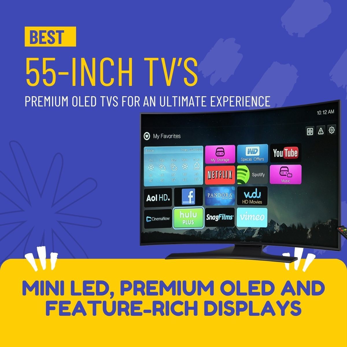 Top Picks For Best 55-Inch TVs In India OLED QLED For 2026